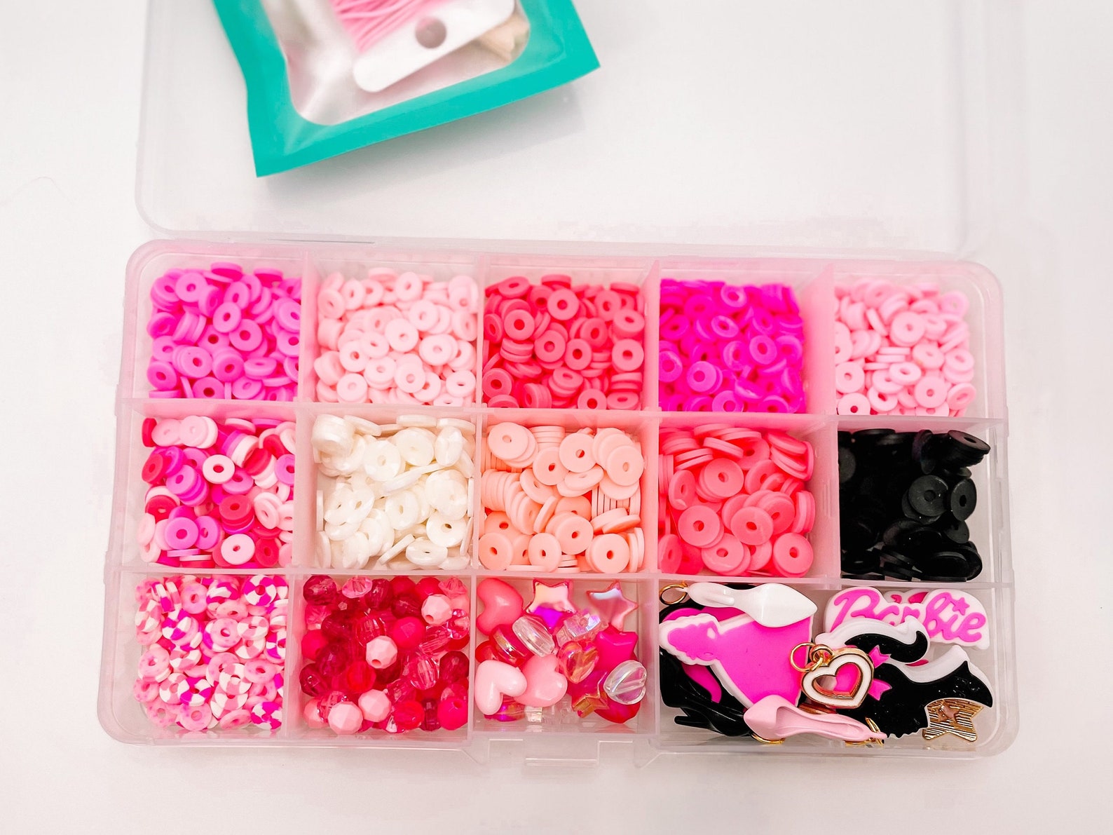 Barbie Bead Kit, Girls Bead Kit, Barbie Craft,bigger Kids Bead Kit ...