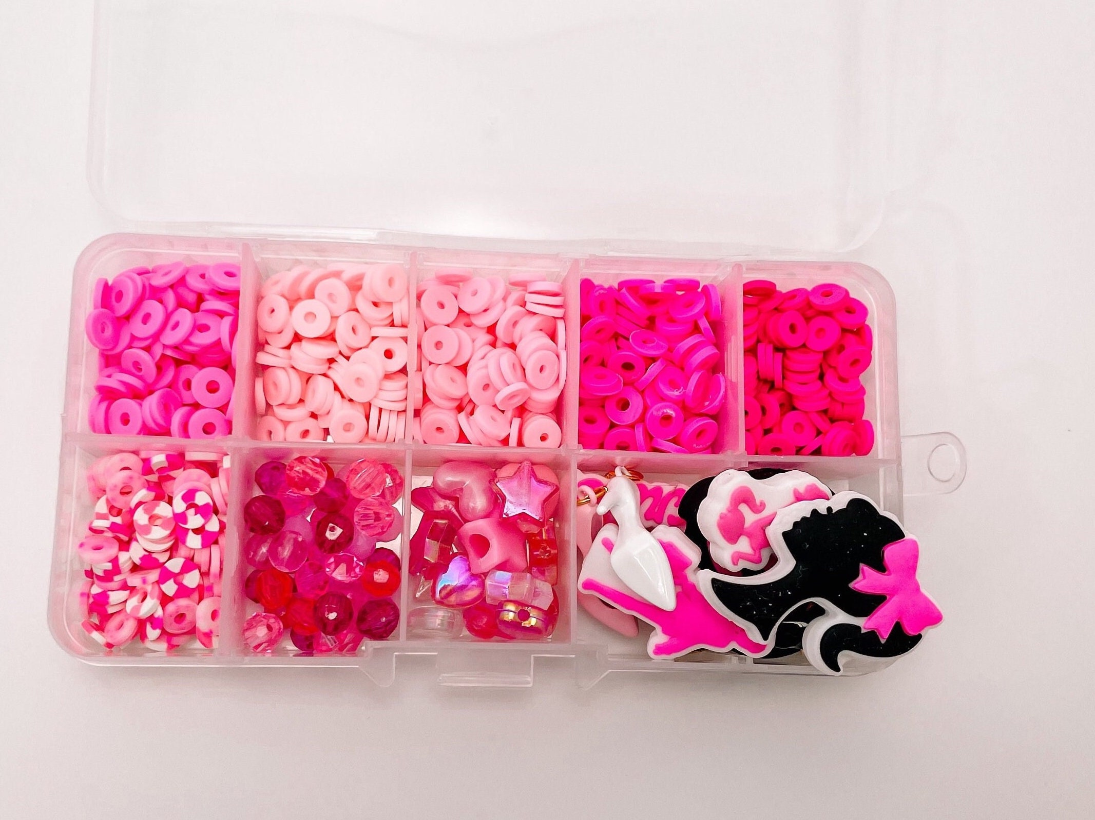 Barbie Bead Kit, Mini Bead Kit, Barbie Craft,bigger Kids Bead Kit,bracelet Making Kit, Gift Idea ...