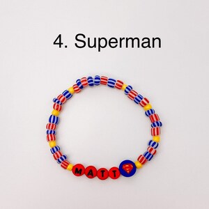 Superhero Bracelet, Superhero Bead Bracelet, Superhero Seed Bead ...