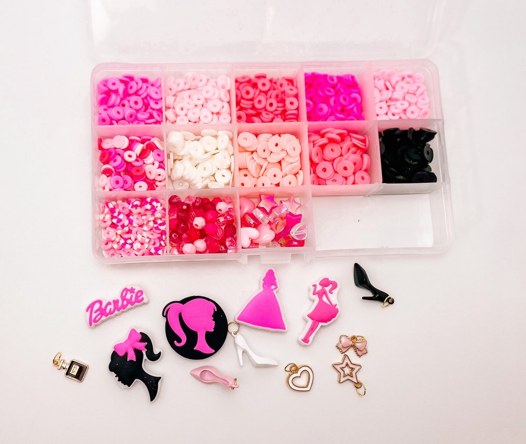 Barbie Bead Kit, Girls Bead Kit, Barbie Craft,bigger Kids Bead Kit ...