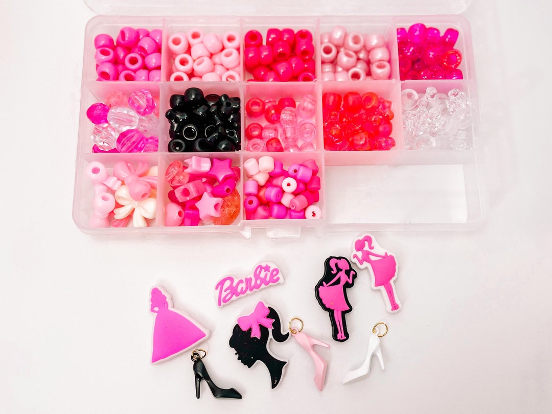 Barbie Bead Kit, Girls Bead Kit, Barbie Craft,younger Kids Bead Kit ...