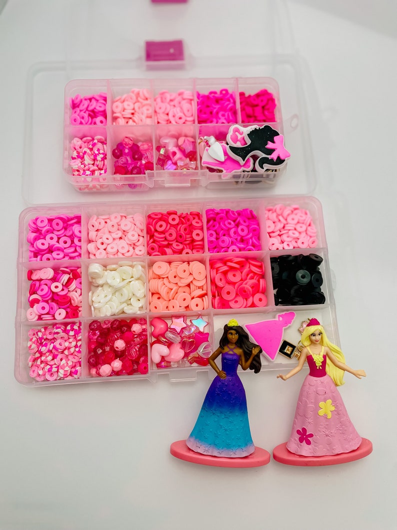 Barbie Bead Kit, Girls Bead Kit, Barbie Craft,bigger Kids Bead Kit ...