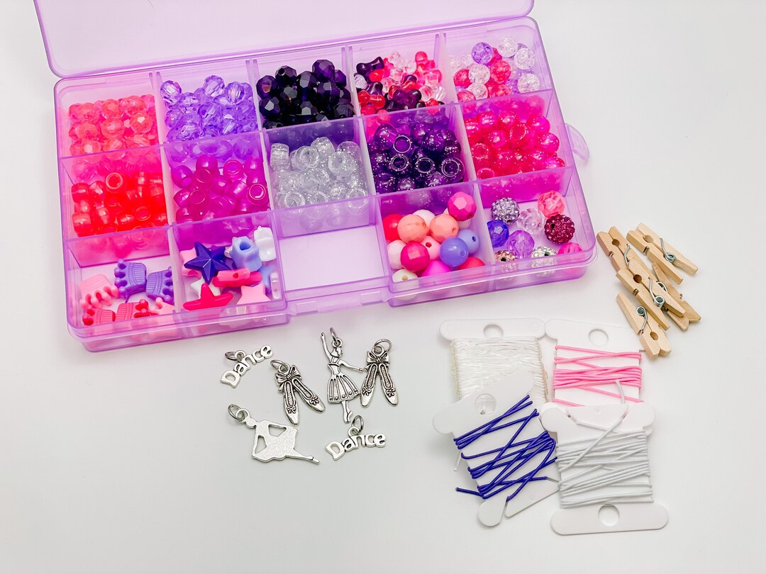 Ballet Bead Kit, Dance Bead Kit, Theme Bead Kit,younger Kids Bead Kit ...