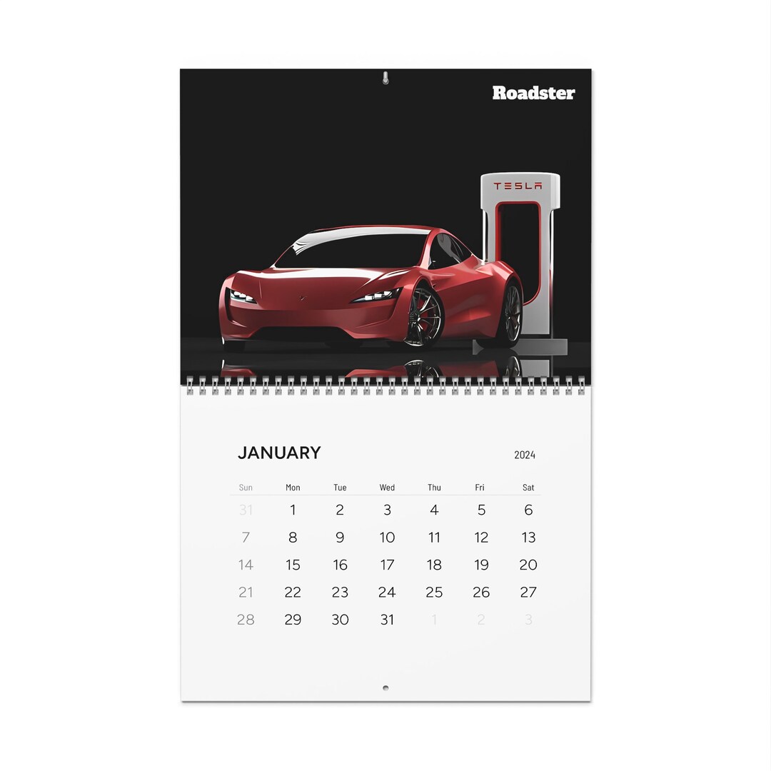 The Tesla Calendar 2024 - Etsy