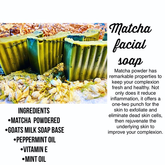 Matcha Facial Soap Bar - Etsy