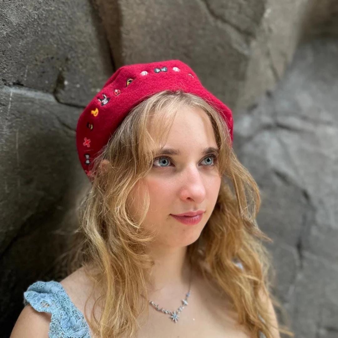 Hazbin Hotel Beret Subtle Cosplay Birthday Gift Cosplay Hat Anime - Etsy