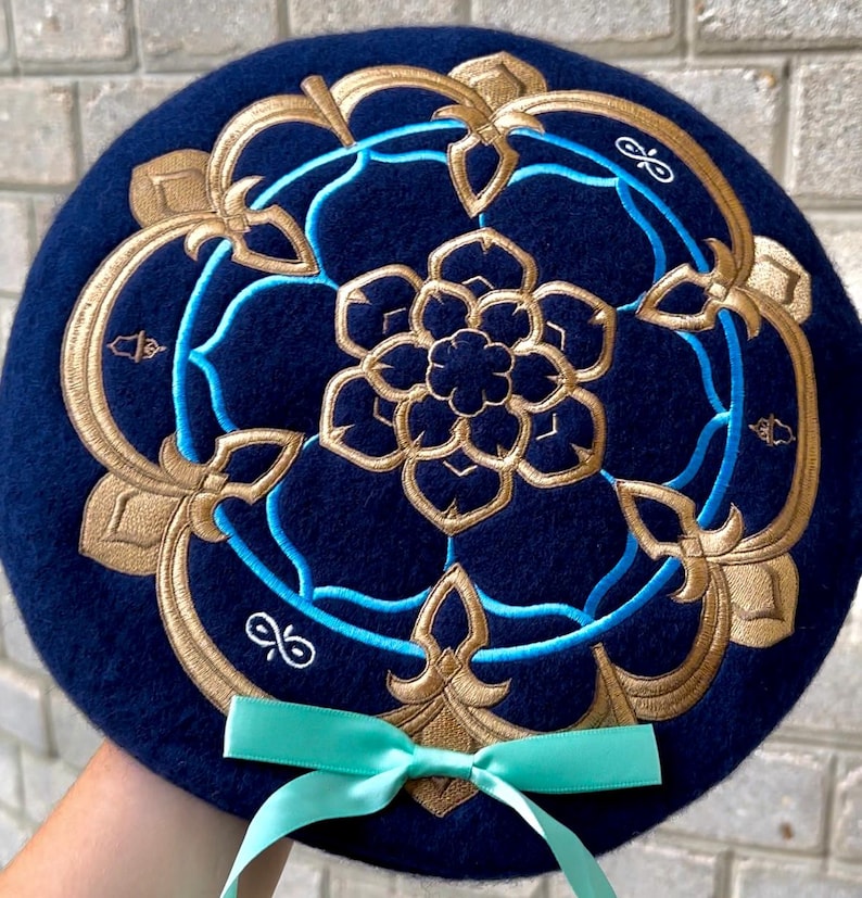 Wanderer Genshin Impact Beret – Embroidered Cosplay Hat - Etsy