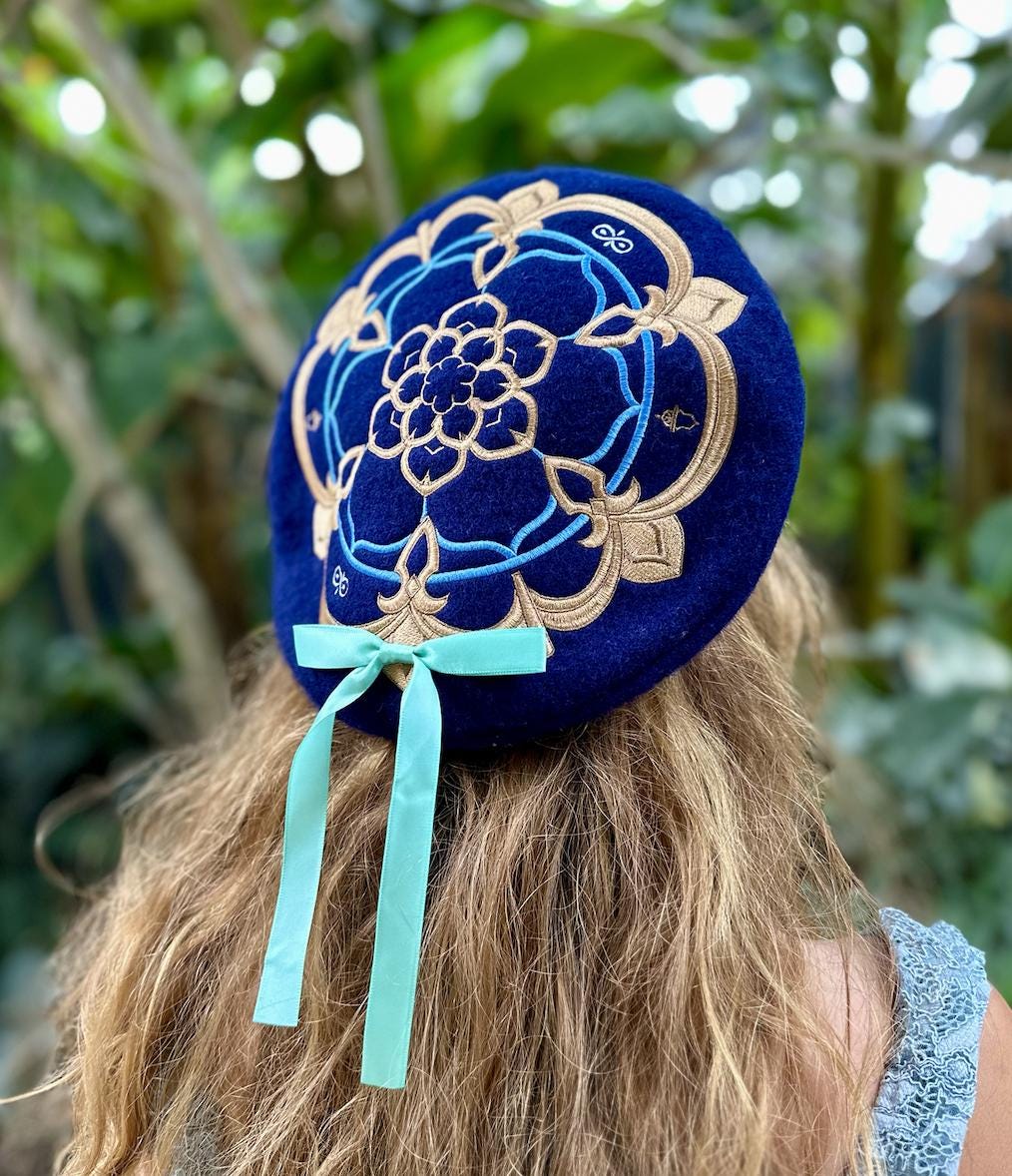 Wanderer Genshin Impact Beret – Embroidered Cosplay Hat - Etsy