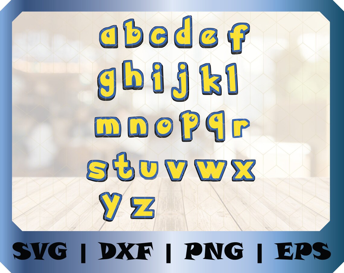 Pokemon Font SVG Pikachu Font SVG Design for Face Mask | Etsy