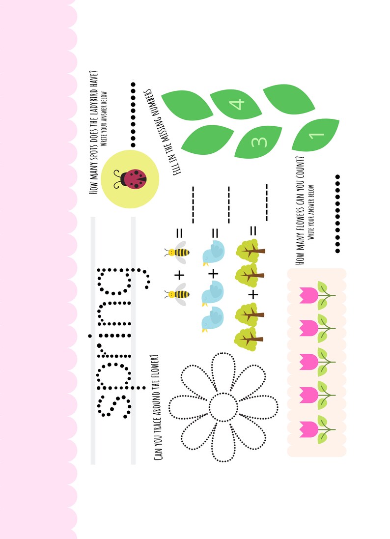 My Bumper Activity Workbook for Pre-school or Reception Kids - Etsy