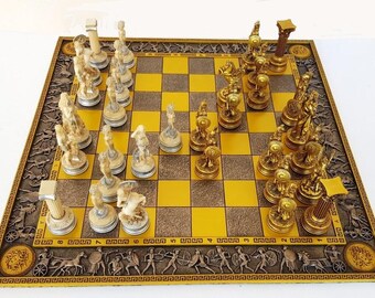 Biblical Chess Set - Etsy