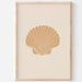 Shell Wall Art, Minimalist Beach Shell Printable Poster, Beige Art ...