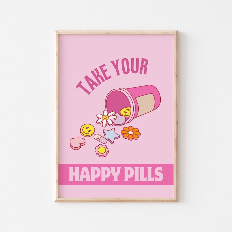 Happy Pill - Etsy
