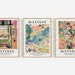 Matisse Print Set of 3, Art Exhibition Poster, Colorful Gallery Wall ...