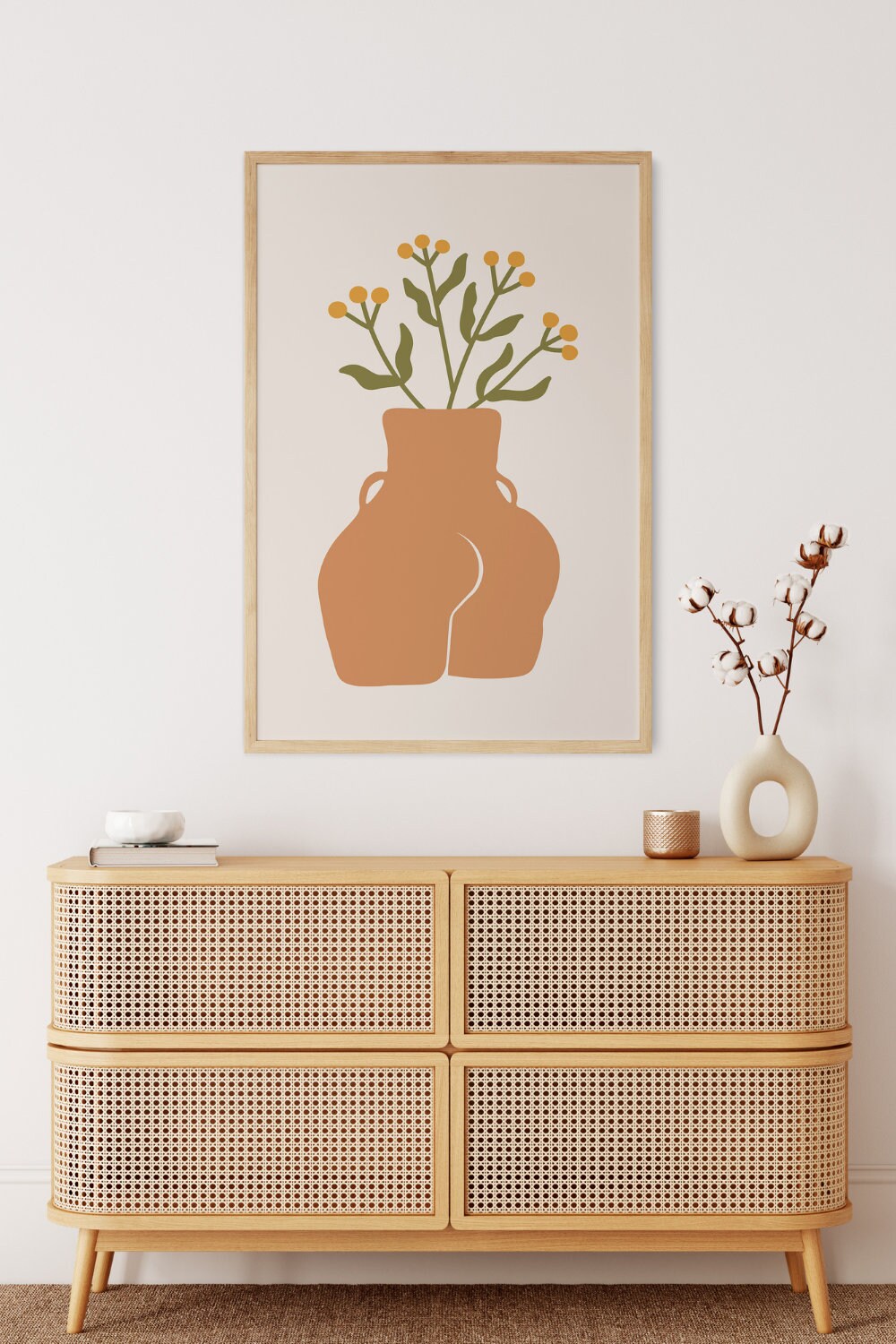 Woman Sculpture Art Print Female Body Vase Printable Poster - Etsy