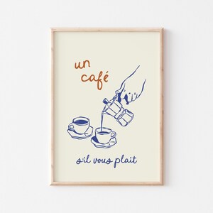 Trendy Coffee PRINTABLE, French Café Wall Art, Kitchen Decor, Cute ...