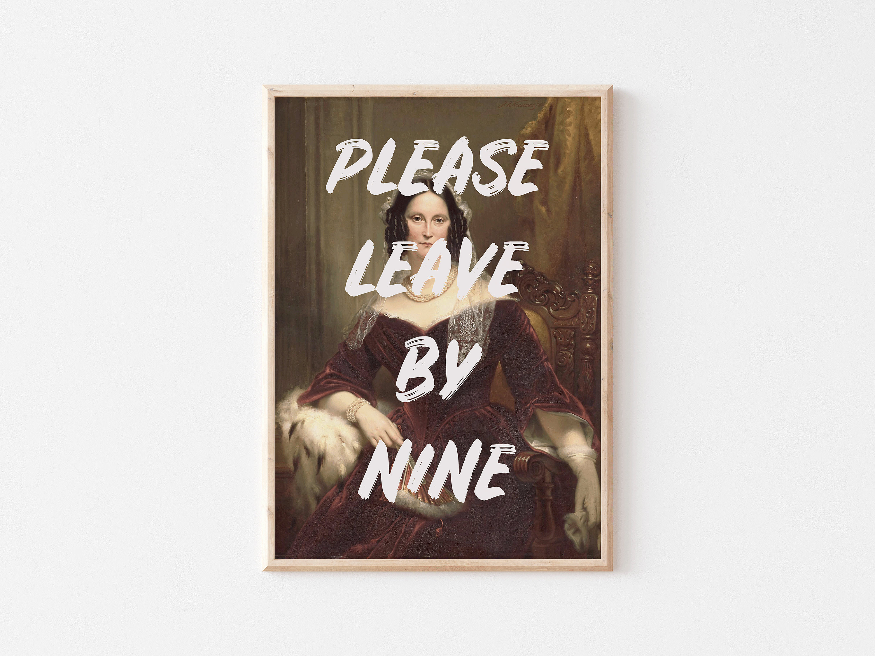 Entryway Printable Wall Art, Please Leave by Nine Quote Art, Vintage ...