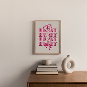 Retro Howdy PRINTABLE Poster, Vintage Western Poster, Southern ...