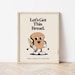 Retro Mascot PRINTABLE Poster, Let's Get This Bread, Motivational ...