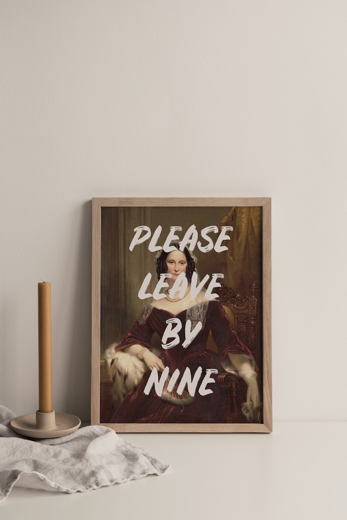 Renaissance Woman Art Print, Funny Quote, Entryway Decor (digital ...