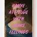 Kanye Attitude With Drake Feelings Art Print Renaissance - Etsy