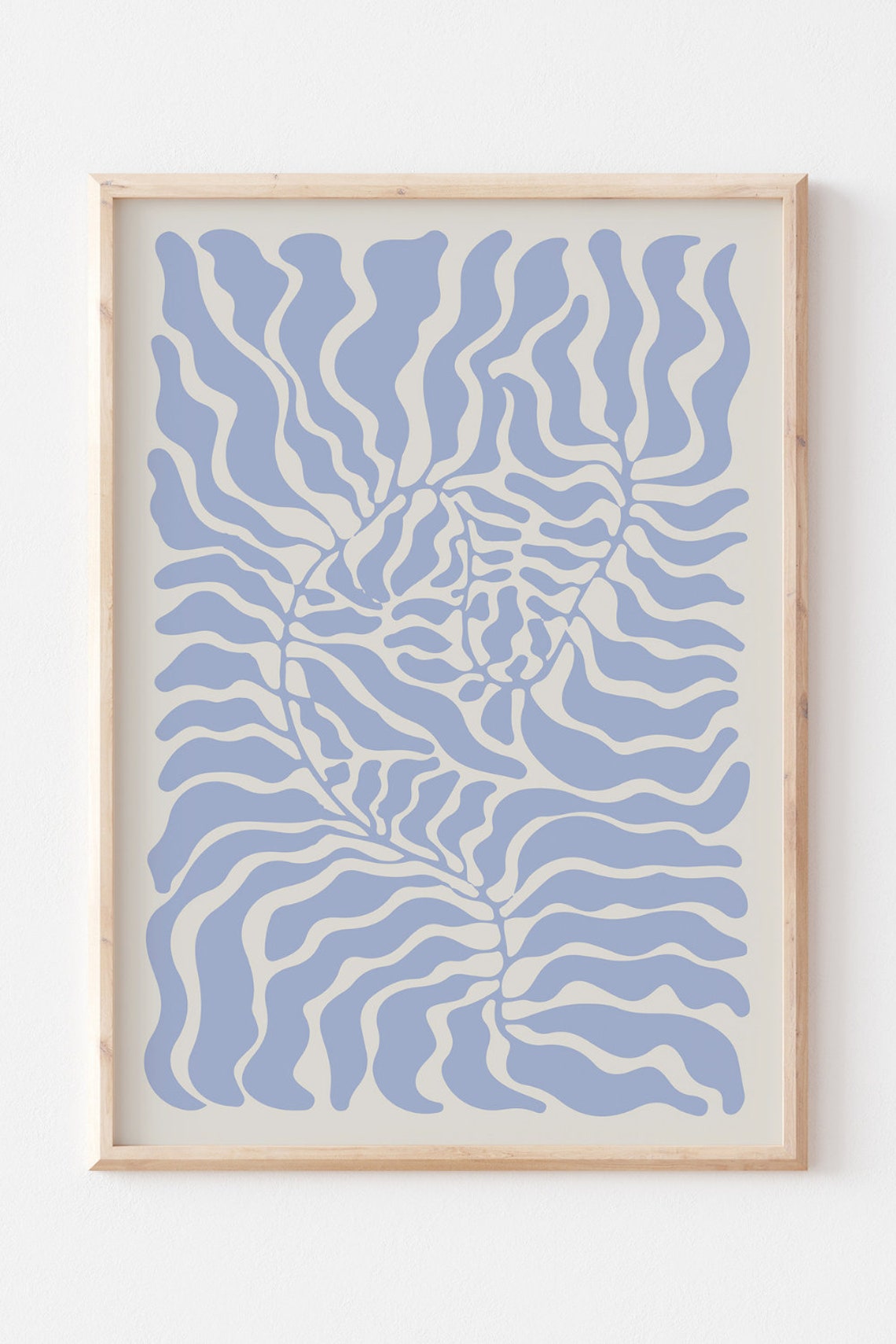 Abstract Print Printable Leaf Poster Botanical Abstract Wall | Etsy