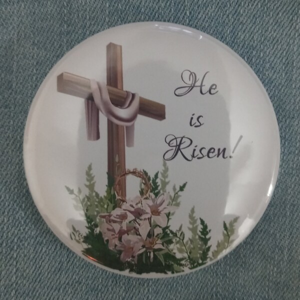 He is Risen Pin - Etsy