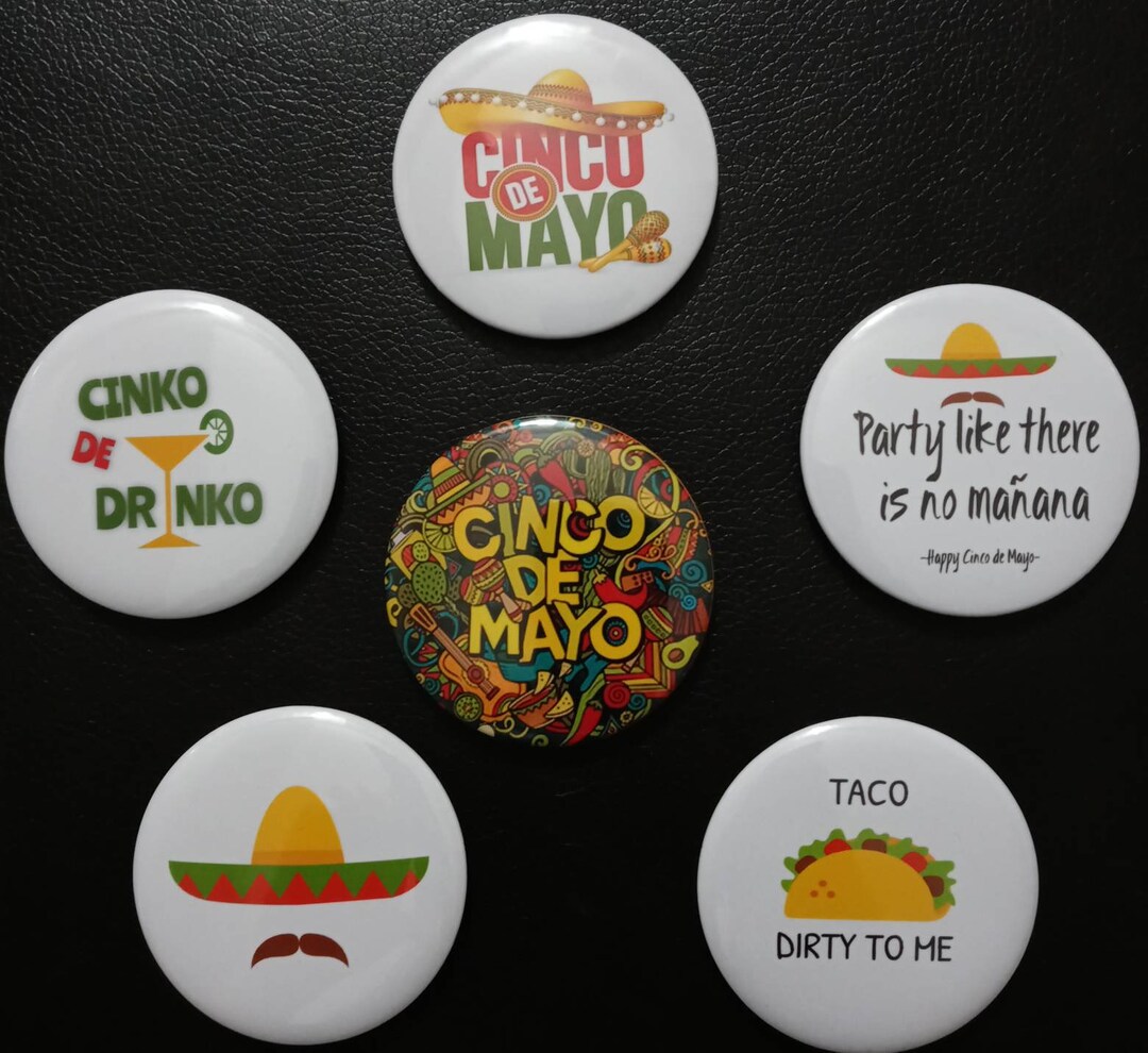 Cinco De Mayo Party Pins Large 2.25in - Etsy.de