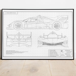 Scuderia Ferrari 499P, Le Mans, F1 Art, Formula 1 Wall Art, Gifts for ...