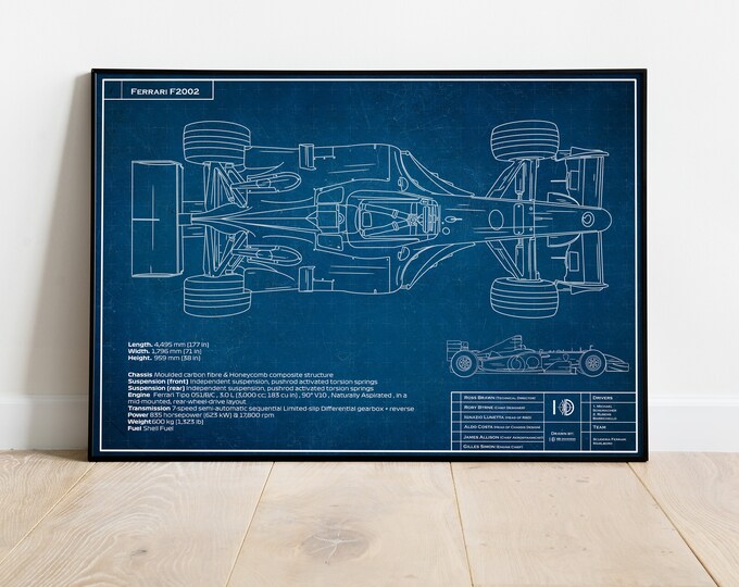 Ferrari F2004 Poster Racing Icons: Formula One Wall Art - Etsy Canada