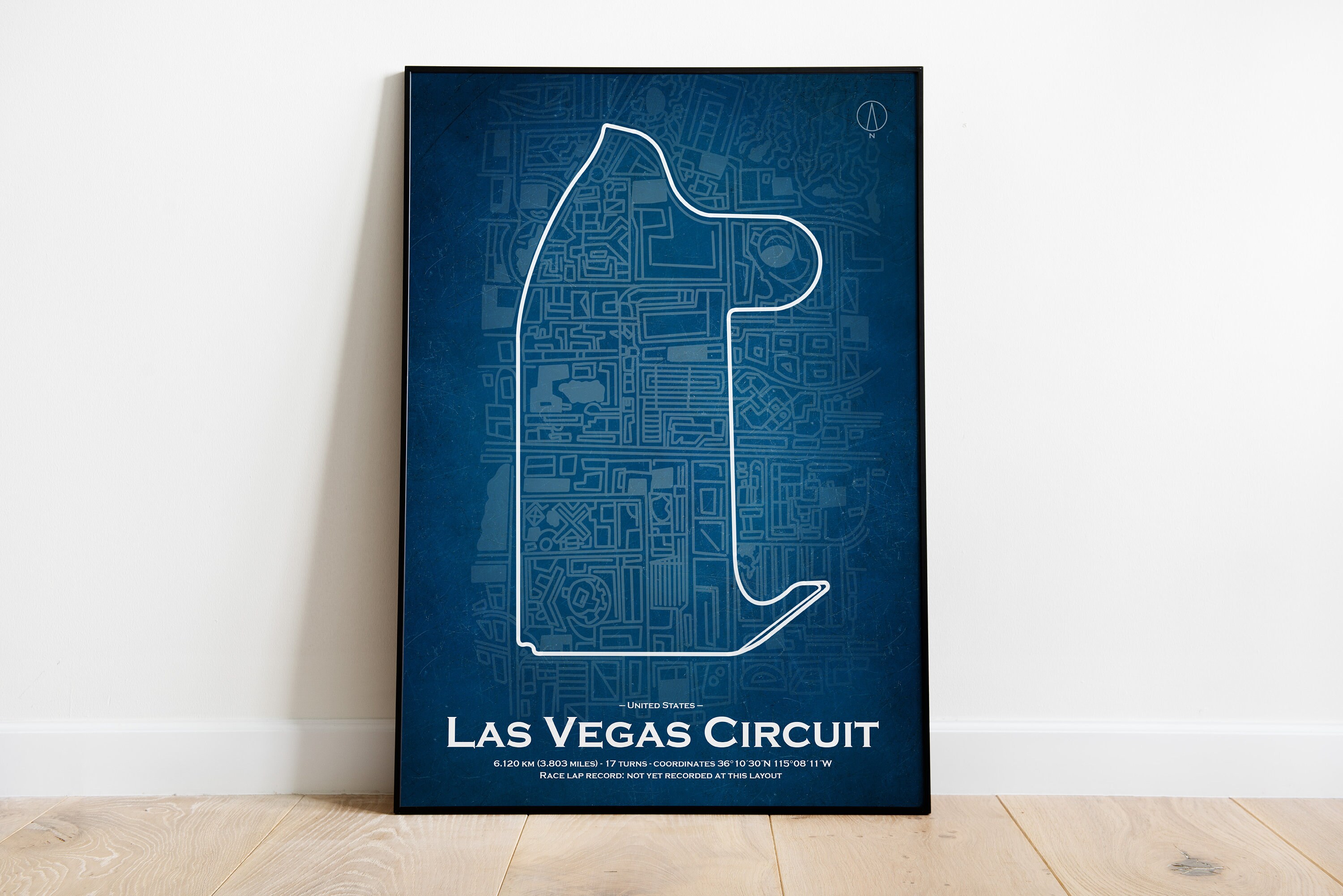 Las Vegas 2023 Circuit, USA GP, F1 Poster, Formula 1 Poster, Formula 1 ...
