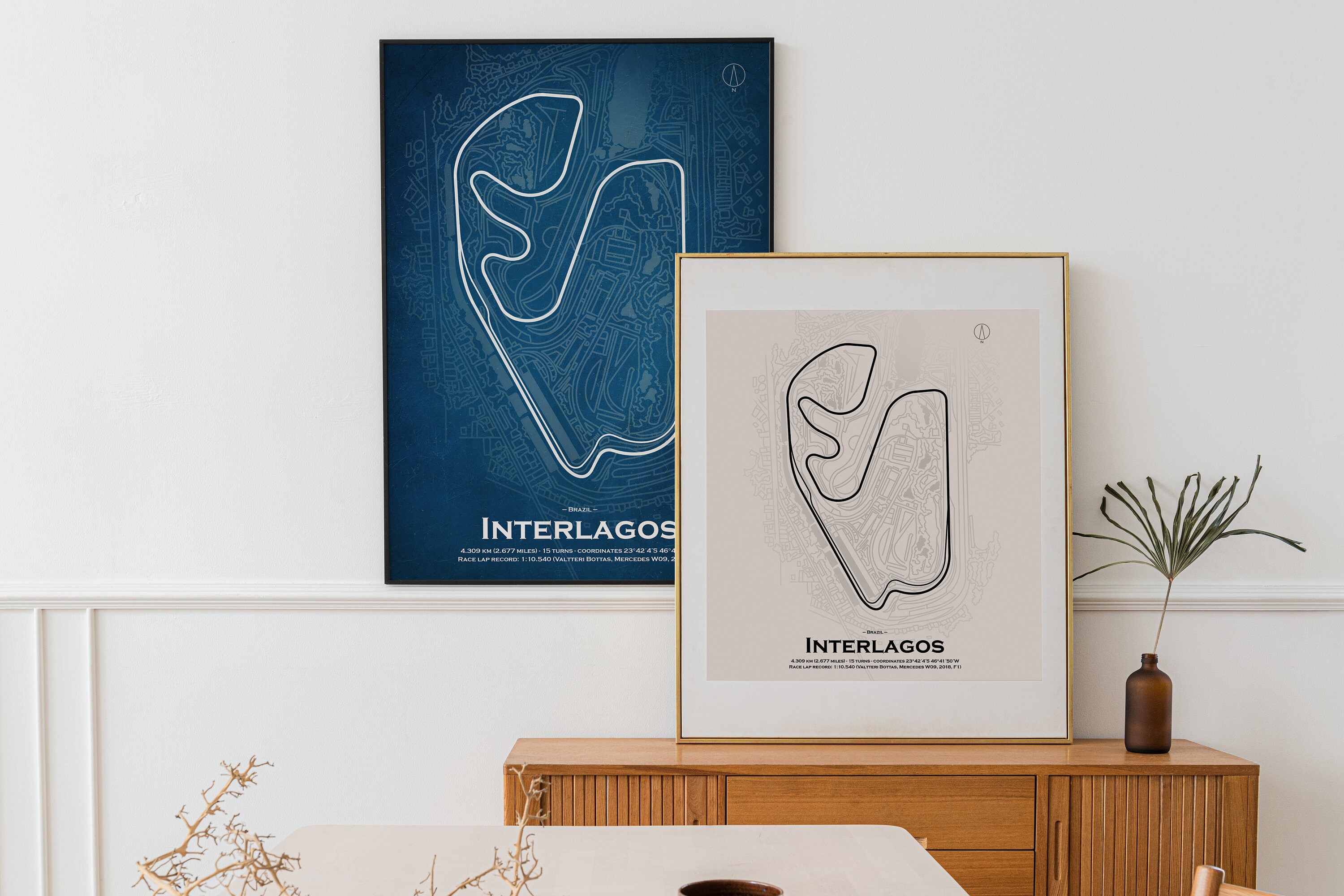 Interlagos Circuit, Brazil GP, F1 Poster, Formula 1 Poster, Formula 1 ...