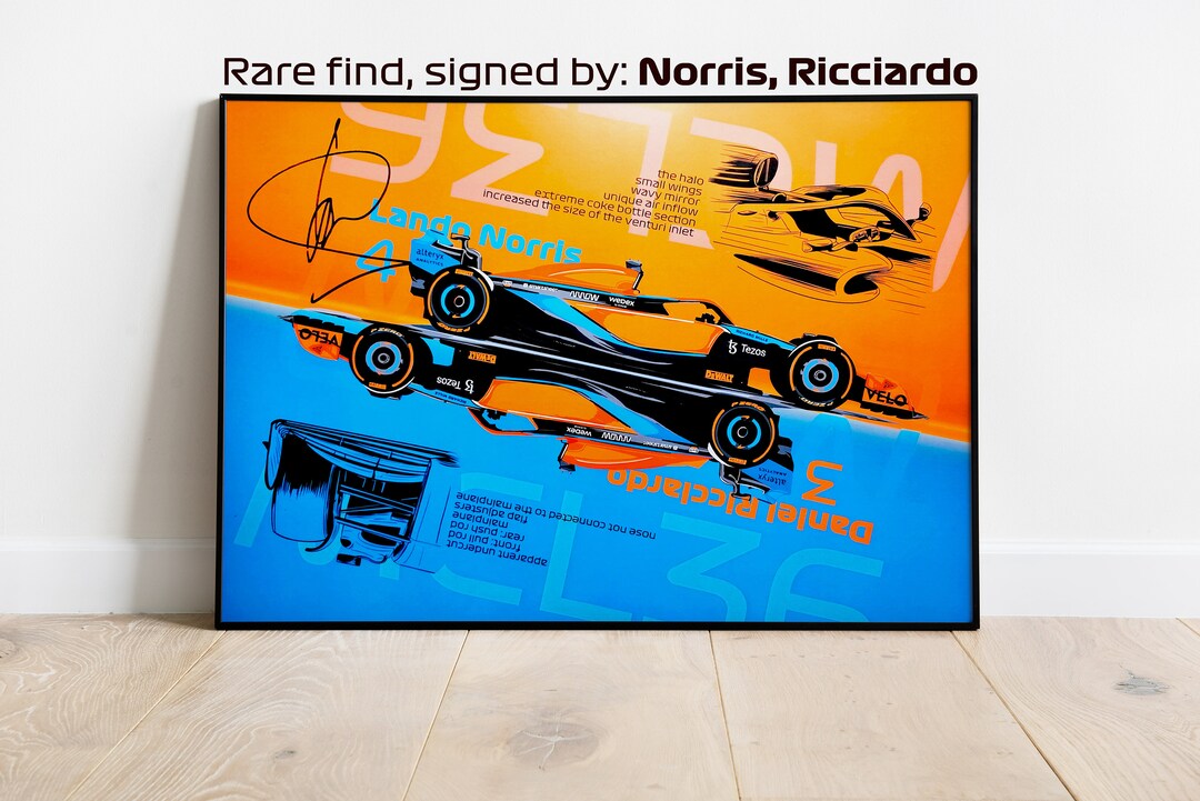 Signed by Daniel Ricciardo, MCL36 Mclaren, Memorabilia, F1, Formula-1 ...