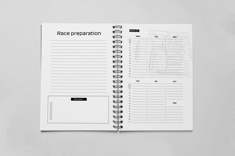 Champion's Planner, Motorsport Planner, 2026 Calendar, Not Dated ...
