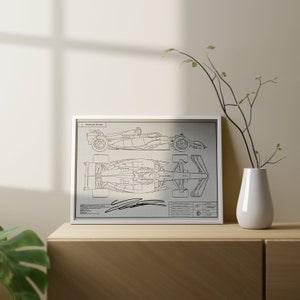 Signed by Leclerc, SF-24 Technical Blueprint, A4 Sized, F1, Formula-1 ...