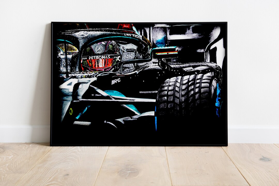 Lewis Hamilton 2020, Hungaroring, Mercedes AMG, Formula-1 Drawing ...