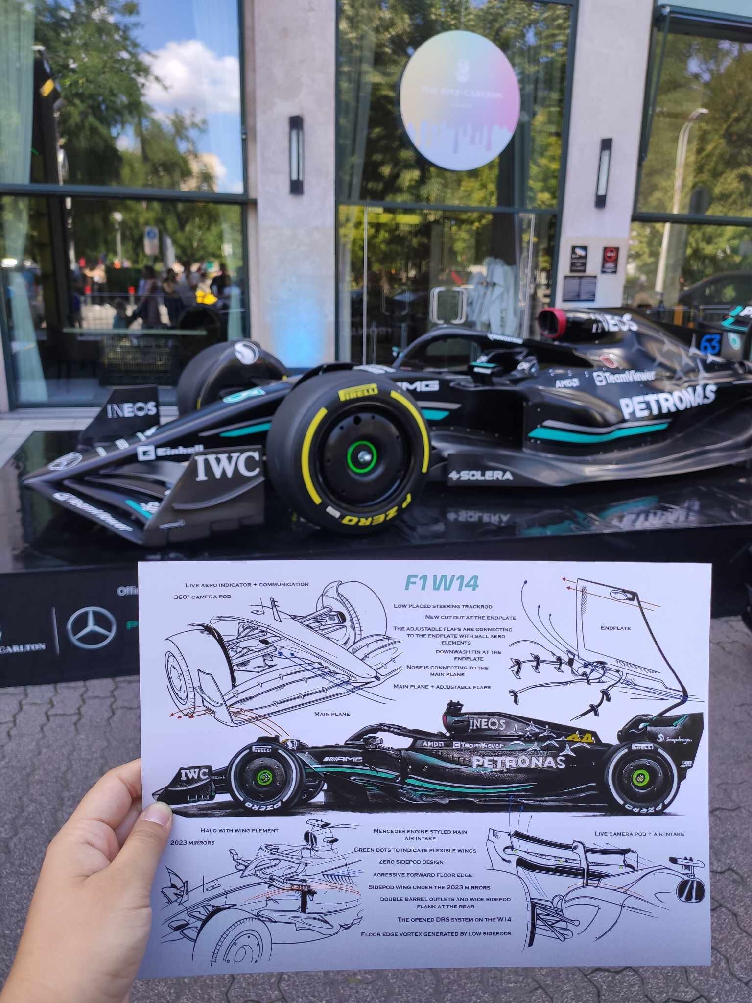 Mercedes W14 Technical Drawing, Formula 1 Wall Art, Lewis Hamilton ...