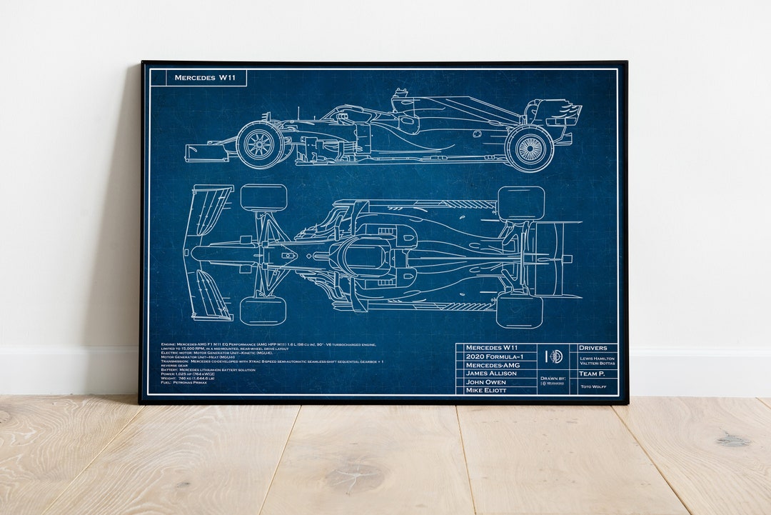W11 Mercedes Blueprint, Lewis Hamilton and Valtteri Bottas, F1, Formula ...