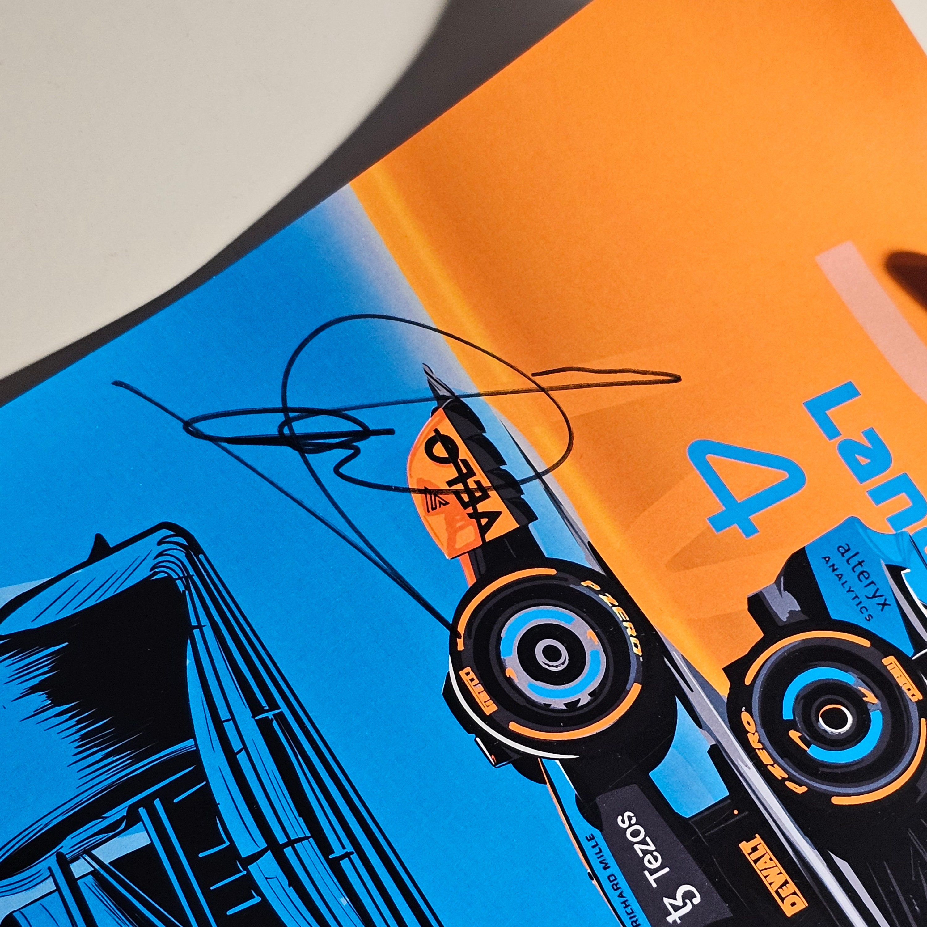 Signed by Daniel Ricciardo MCL36 Mclaren Memorabilia F1 - Etsy