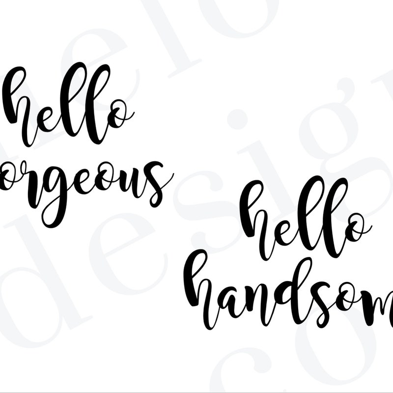 Hello Handsome - Etsy