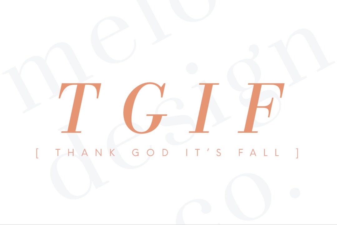 TGIF | PNG | Fall Sayings | Digital Download | Instant Download | PNG ...