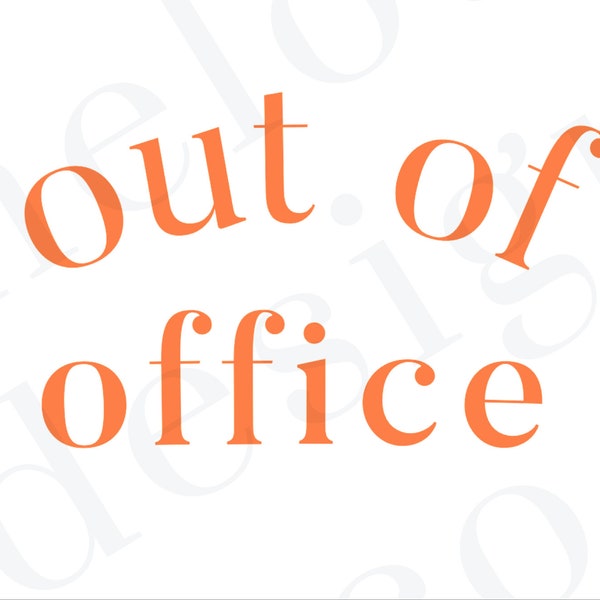 Out of Office - Etsy