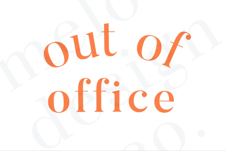Out of Office | PNG | PNG Quotes | Digital Download | Instant Download ...