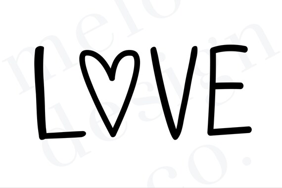 Love Graphic SVG PNG Love Quotes Digital Download | Etsy