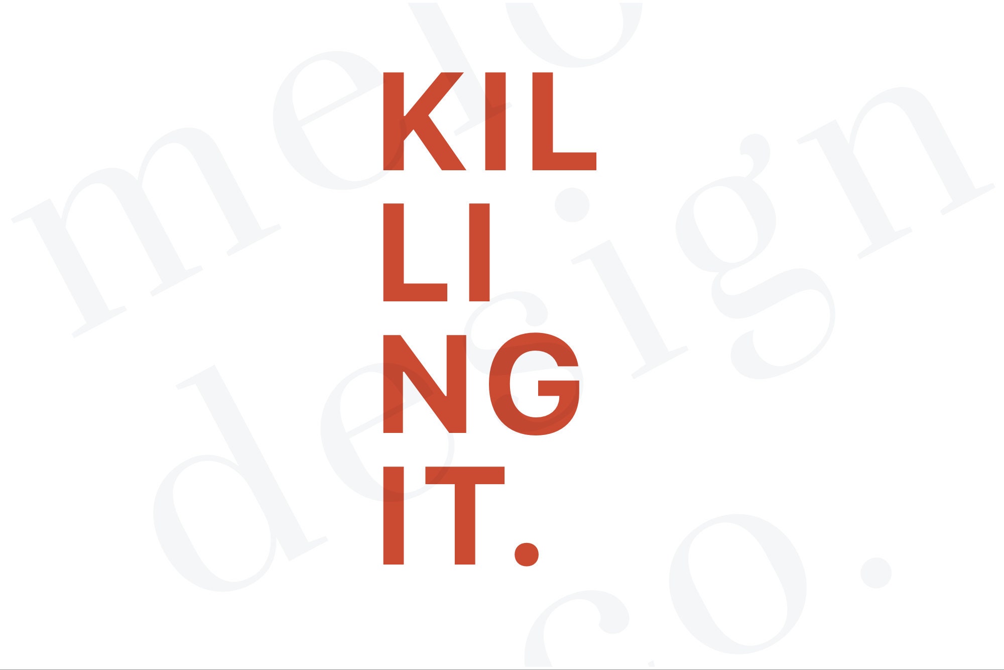 Killing It / PNG / Inspirational Quotes / Digital Download / Instant ...