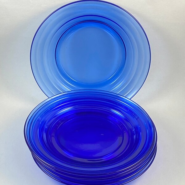 Cobalt Blue Plate - Etsy