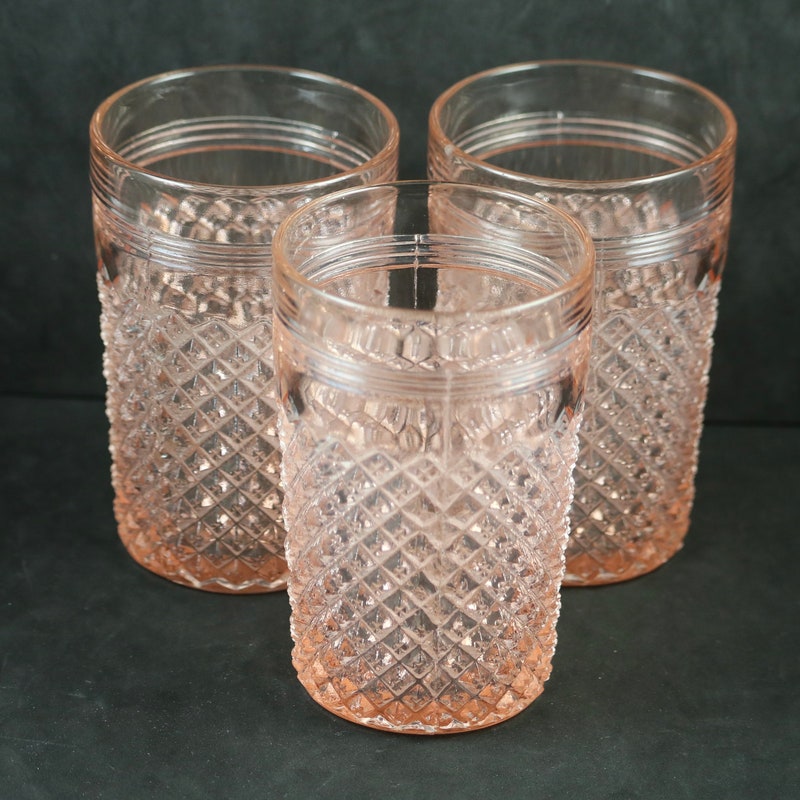 Pink Miss America Glassware - Etsy