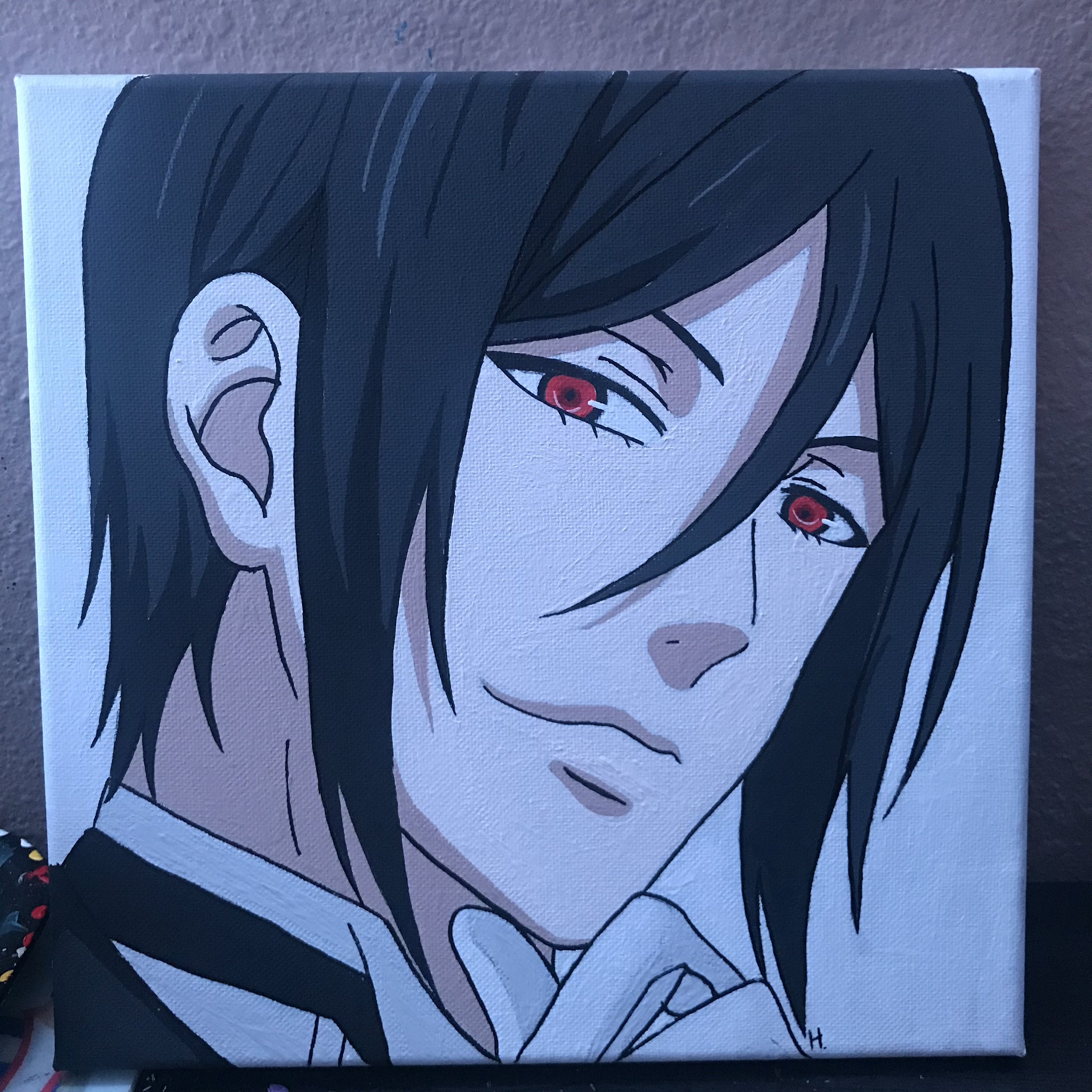 Sebastian Acrylic Painting - Etsy