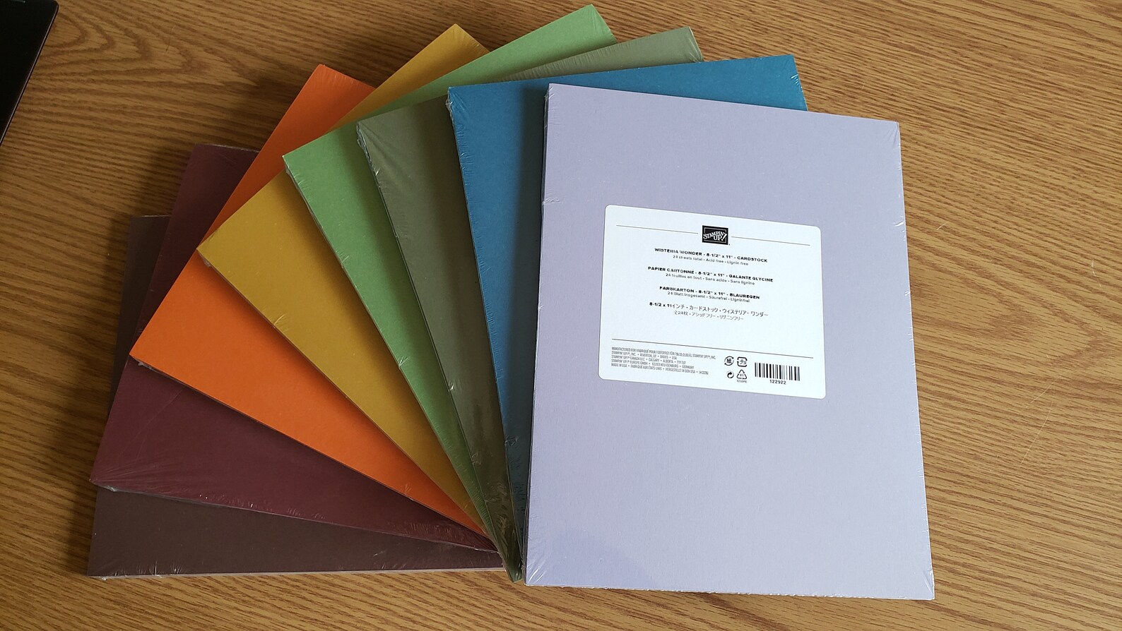 Stampin' up Classic Cardstock 24 Pack, 8.5x11, 80 Lb. Weight, Retired ...