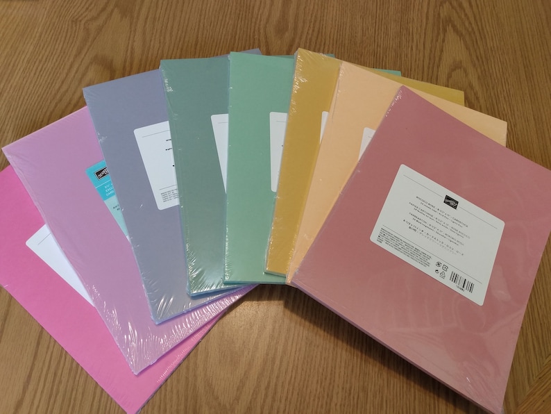 Stampin' up Classic Cardstock 24 Pack, 8.5x11, 80 Lb. Weight, Retired ...